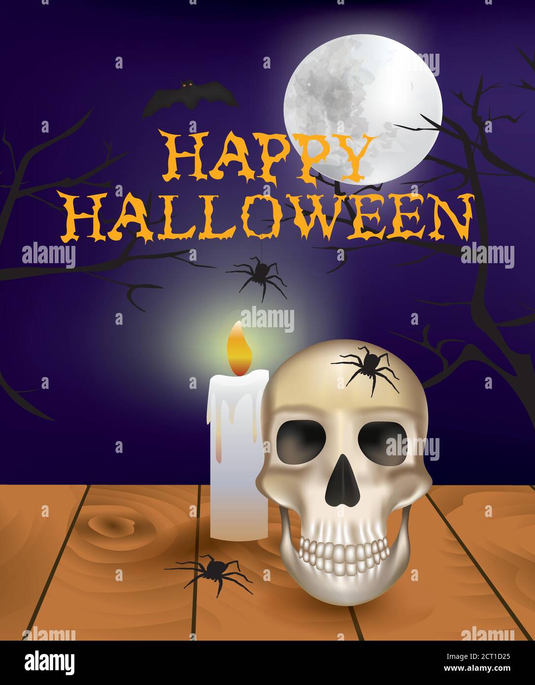 Table card isolated on Stock Vector Images - Alamy