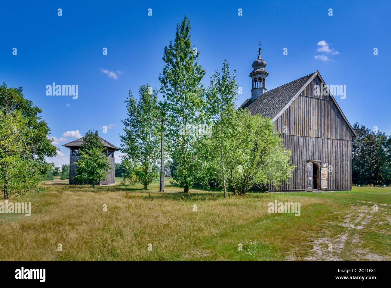 Old, historic rural buildings, Poland Stock Photo - Alamy