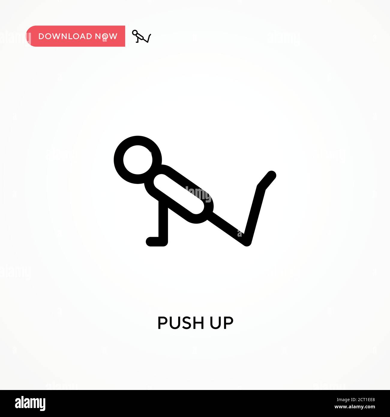 Plank exercise man woman Stock Vector Images - Alamy