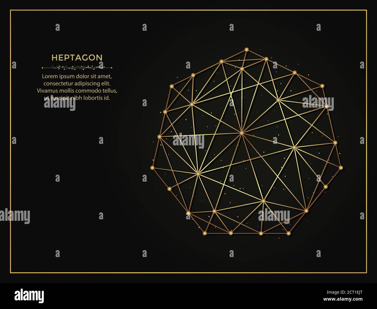 Heptagon silhouette hi-res stock photography and images - Alamy