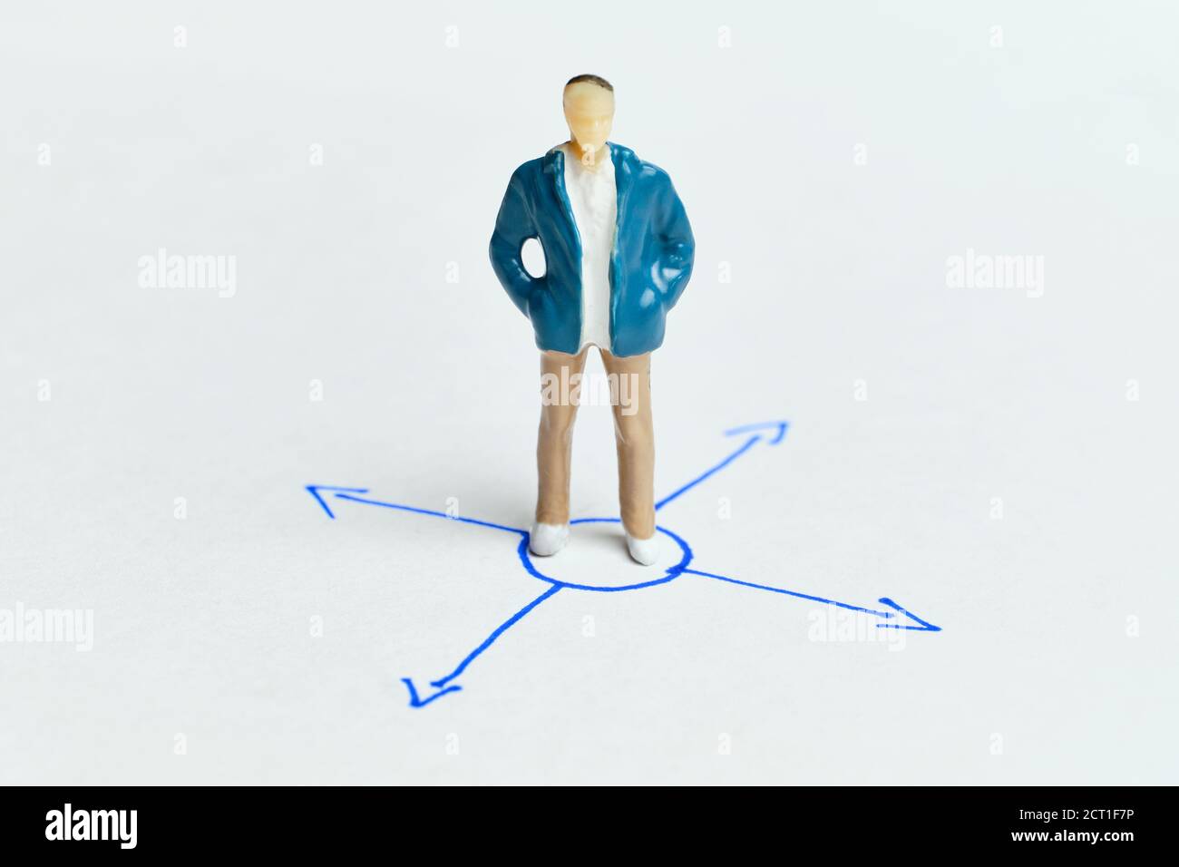 The concept of changing life and choosing a new path Stock Photo - Alamy