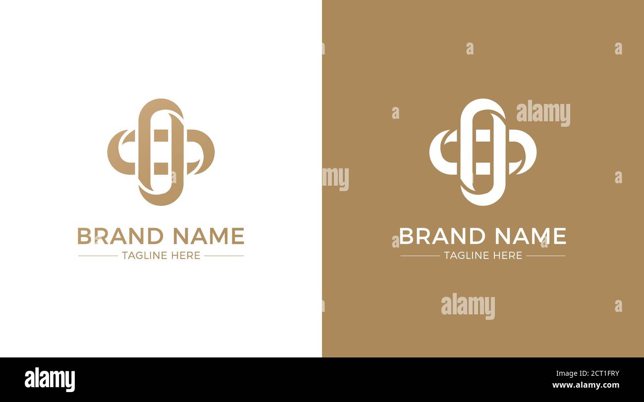 Plus or cross modern logo on white and gold background Stock Vector ...