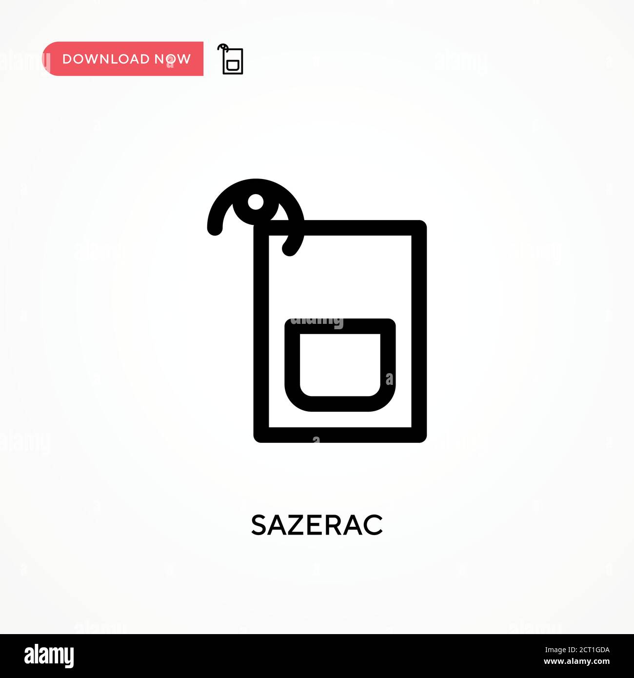 Rye whiskey sazerac Stock Vector Images - Alamy