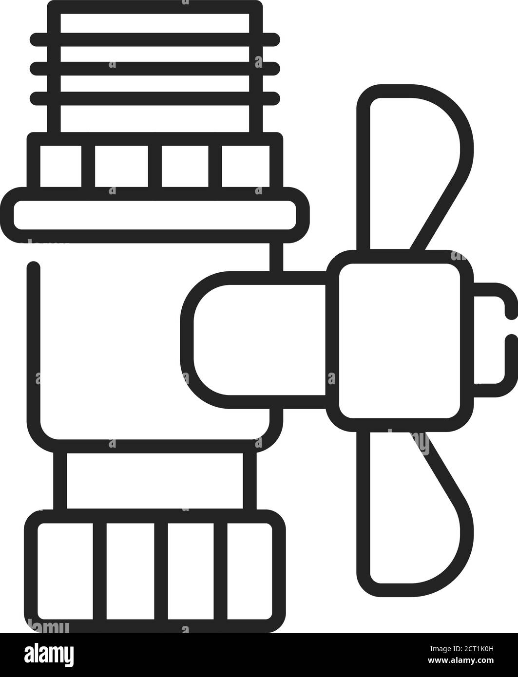 The opening and closing valve Cut Out Stock Images & Pictures - Alamy