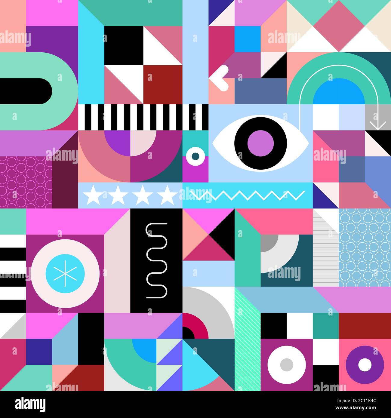 Modular geometry Stock Vector Images - Alamy