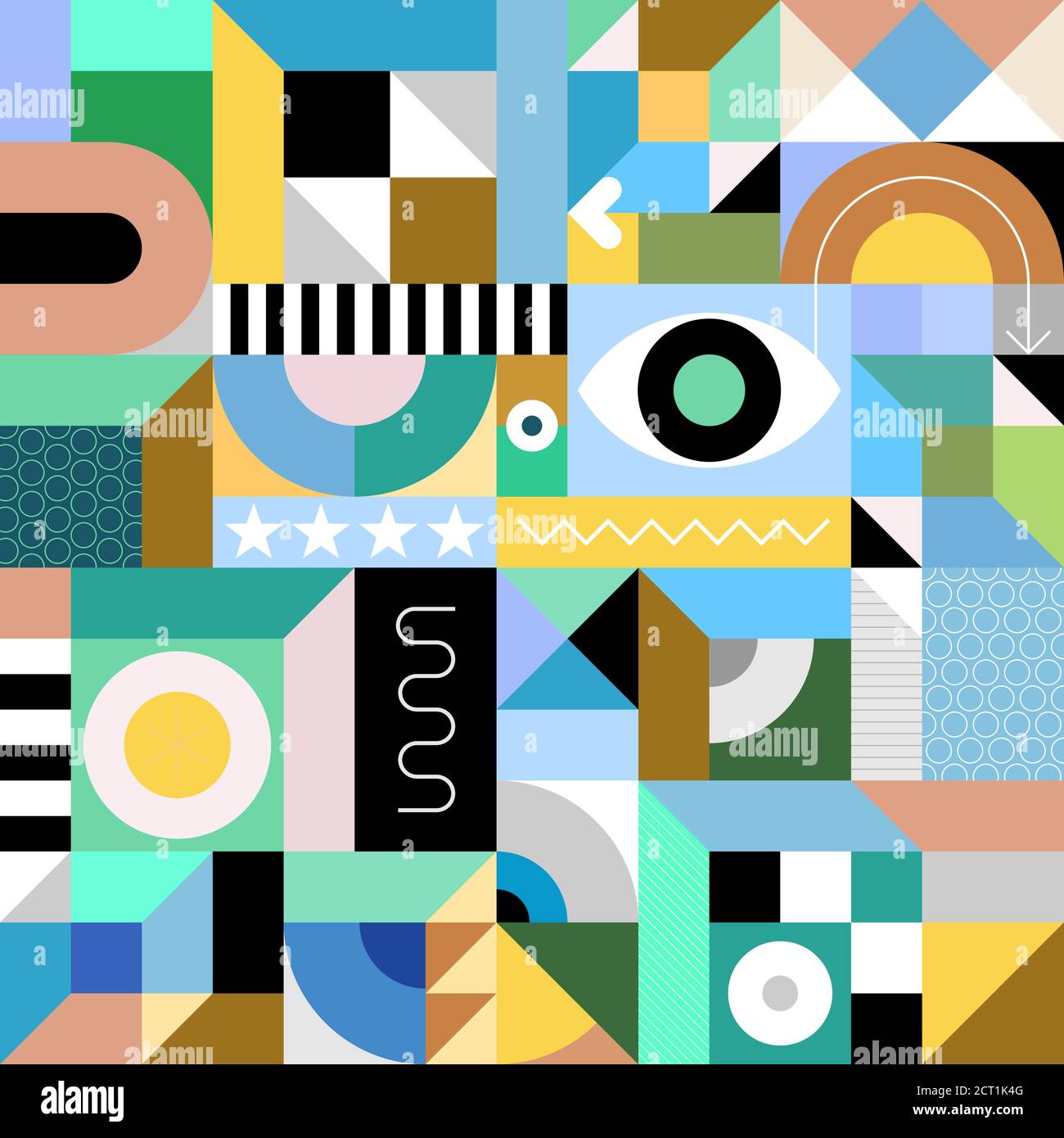 Geometric Art Design Stock Vector Image & Art - Alamy