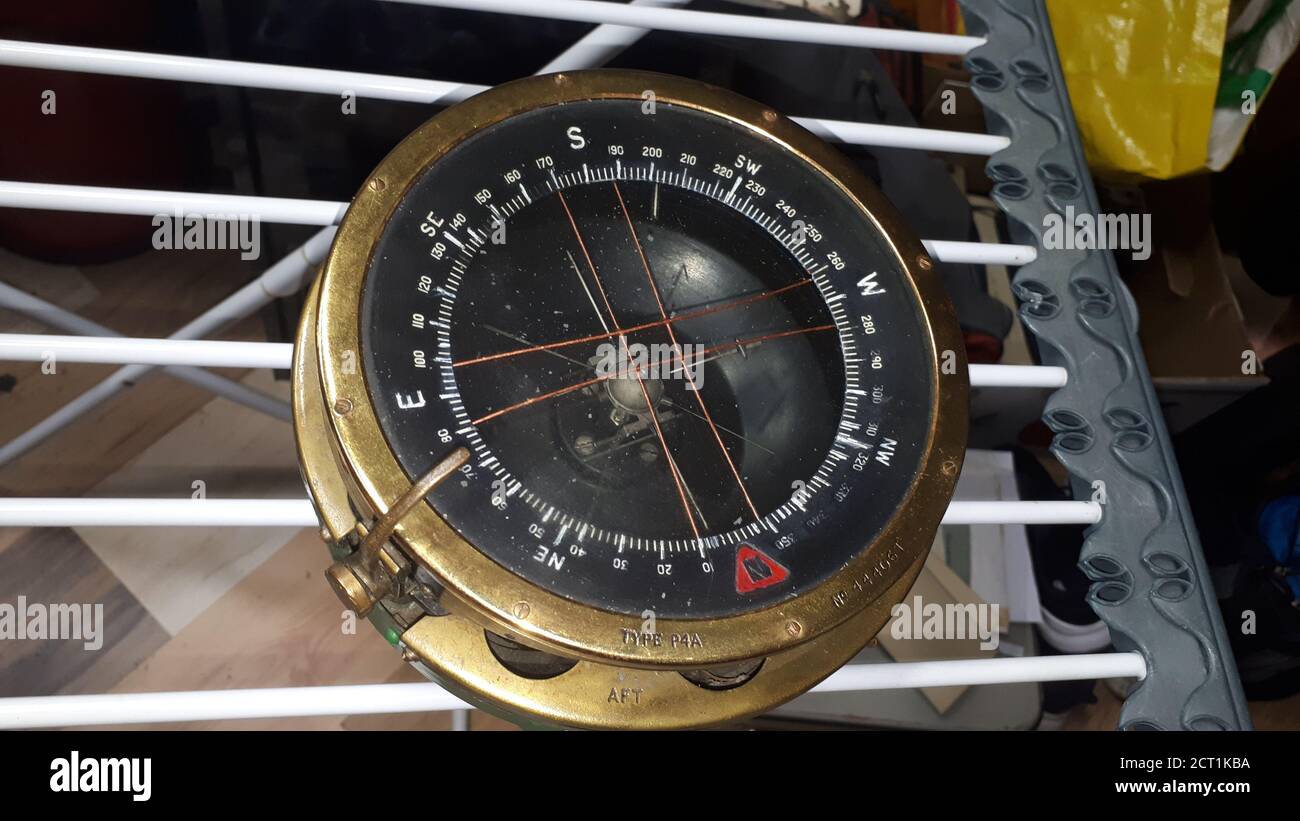 WW2 RAF BRASS COMPASS TYPE P4A LANCASTER BOMBER ROYAL AIR FORCE Stock ...