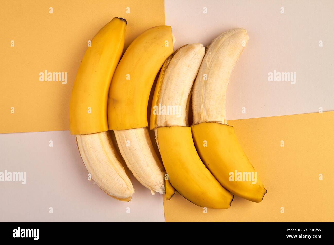 Four bananas hi-res stock photography and images - Alamy