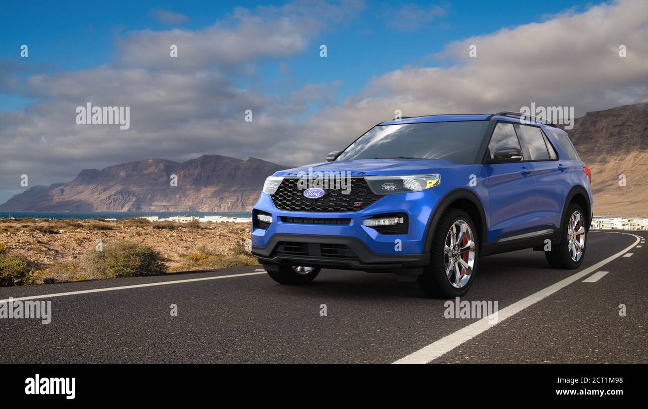 The new Ford Explorer Stock Photo - Alamy