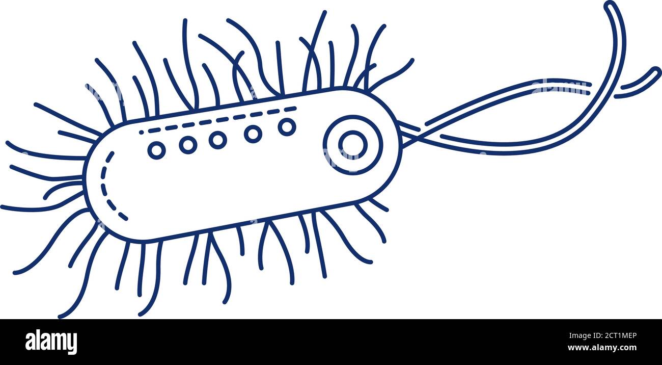 Nano robot black line icon. Medical device. Bioengineering. Innovation ...