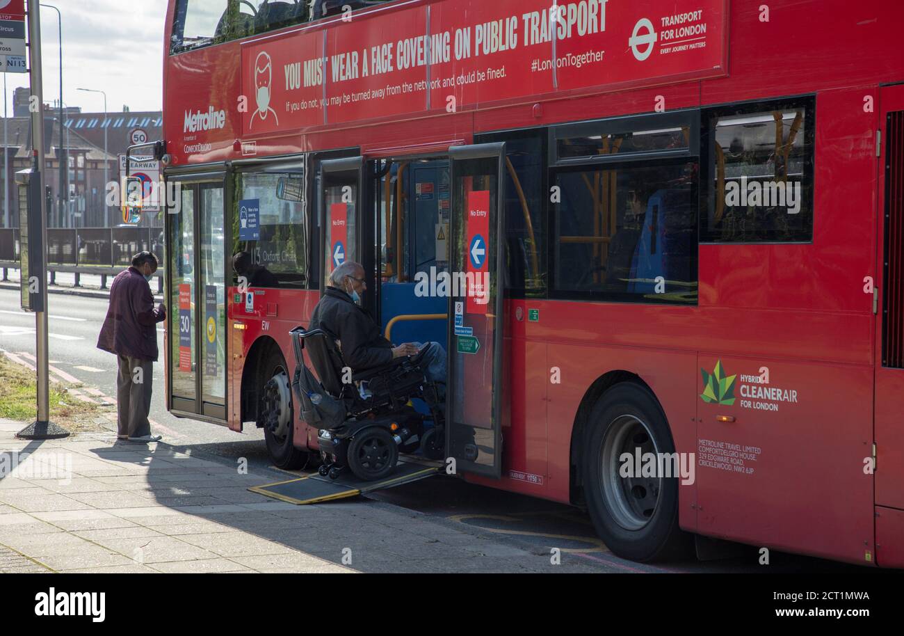 Wheelchair accessible bus hi-res stock photography and images - Alamy