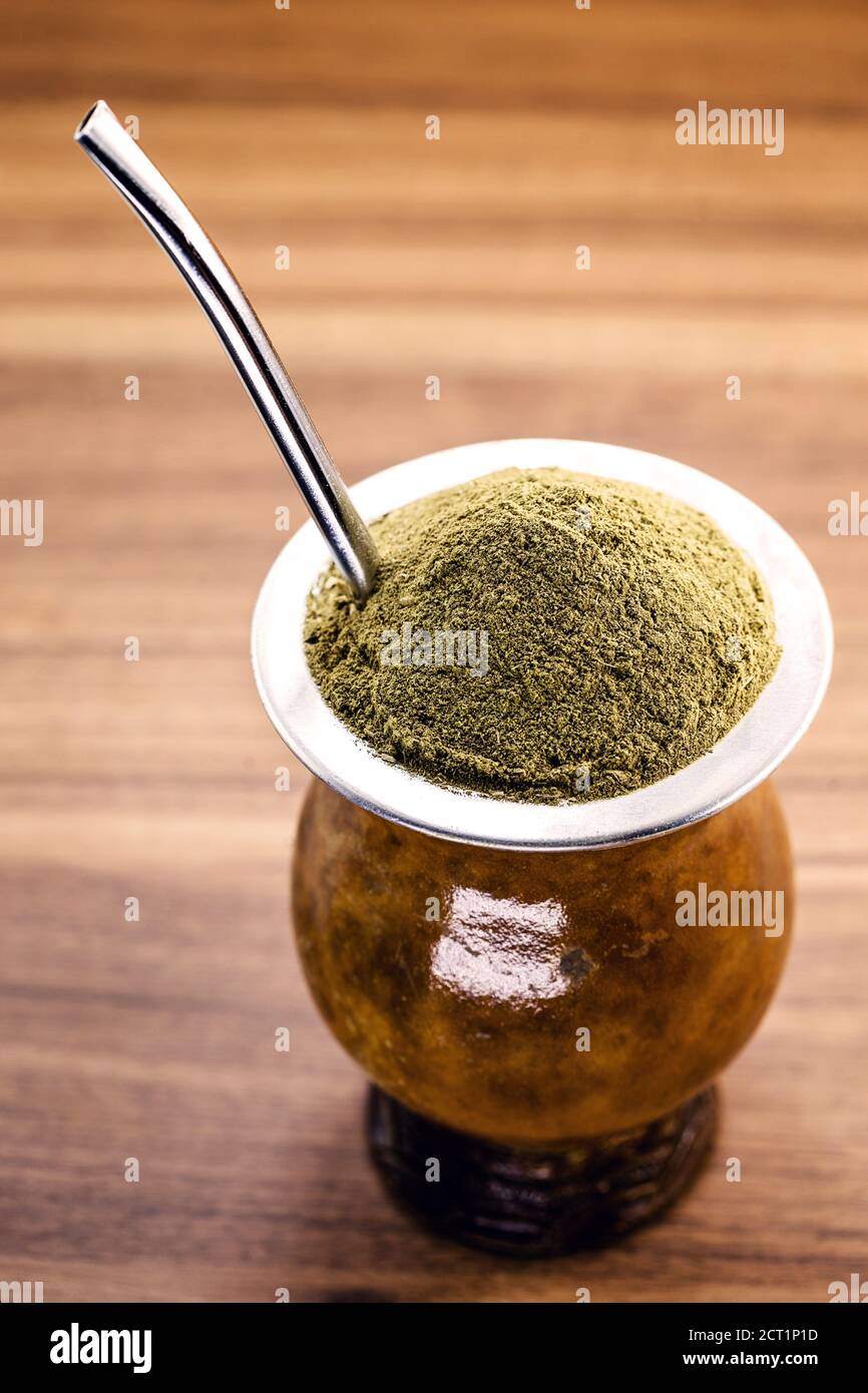 Gaucho yerba mate tea, the chimarão, typical brazilian drink ...