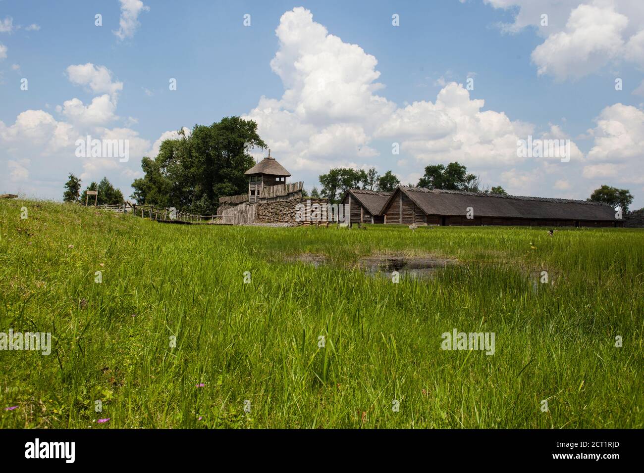 Biskupin archaeological site in Poland Stock Photo - Alamy