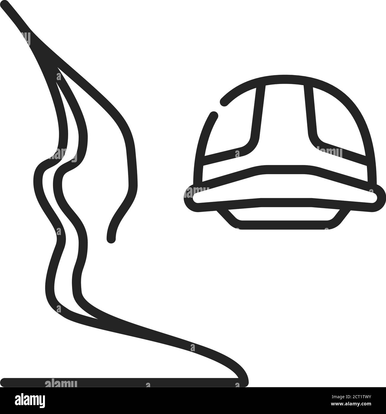 Canyon descent Stock Vector Images - Alamy