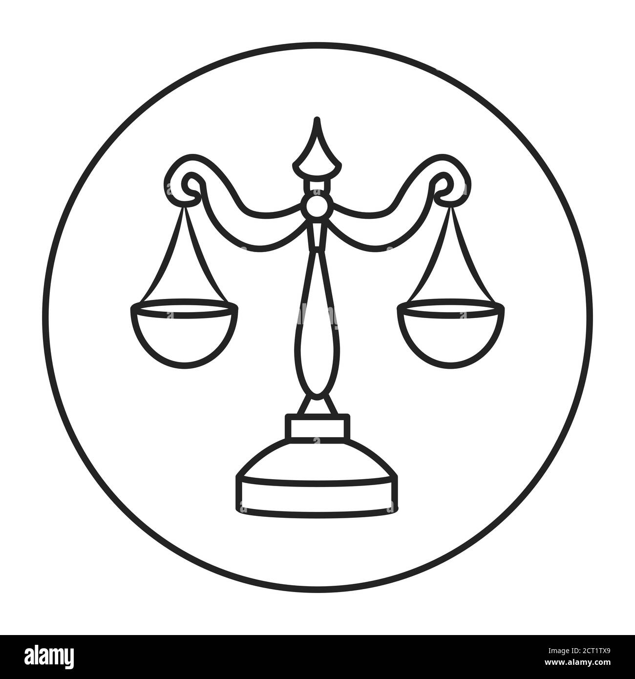 Libra black line icon. Zodiac sign. Astrology and horoscope ...