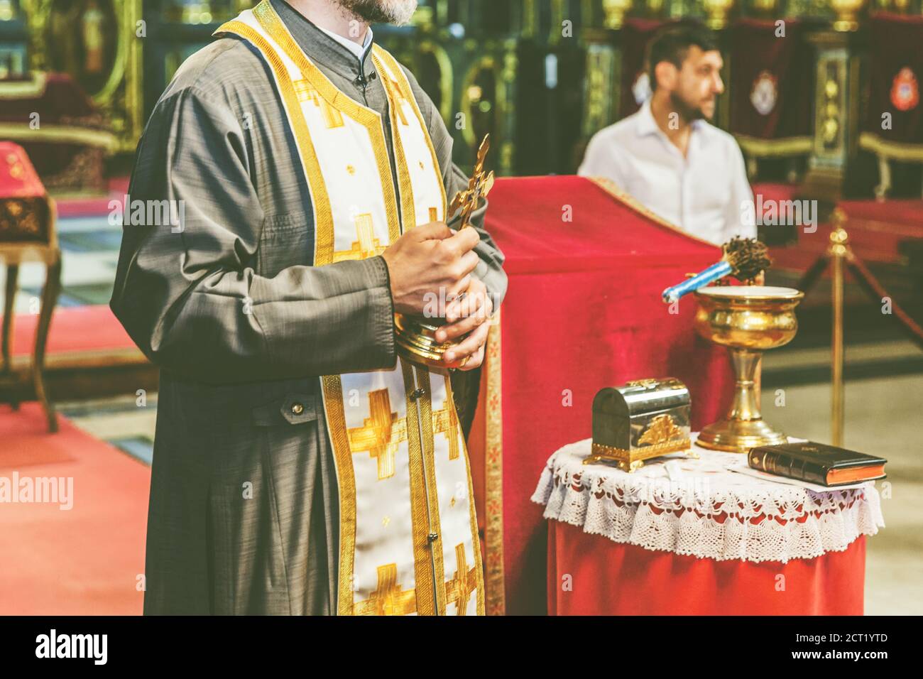 Serbian orthodox priest hi-res stock photography and images - Alamy