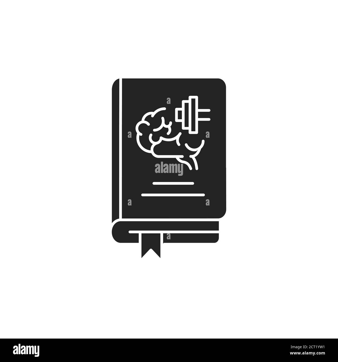 Self development book black glyph icon. Improvement personal skills ...