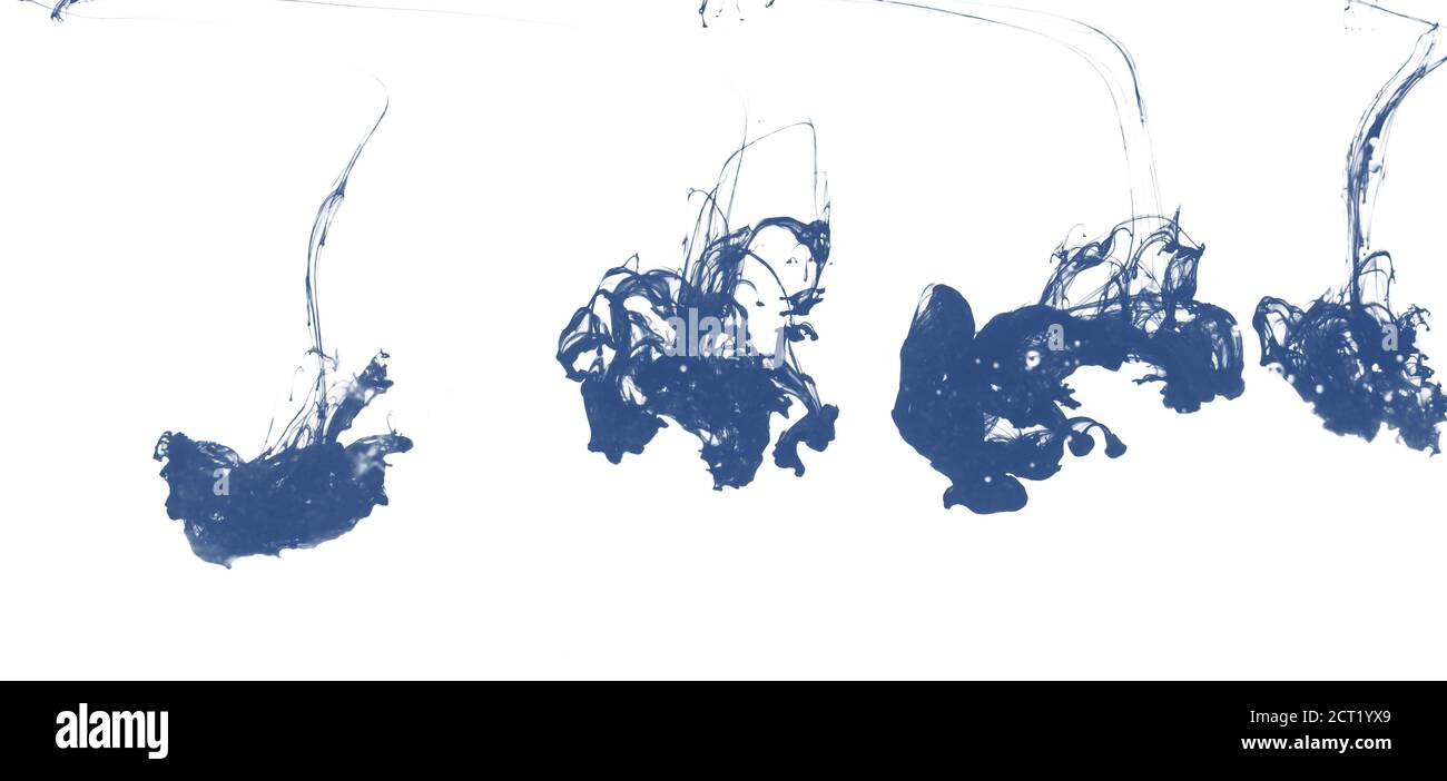 water and black ink lines on white Stock Photo - Alamy