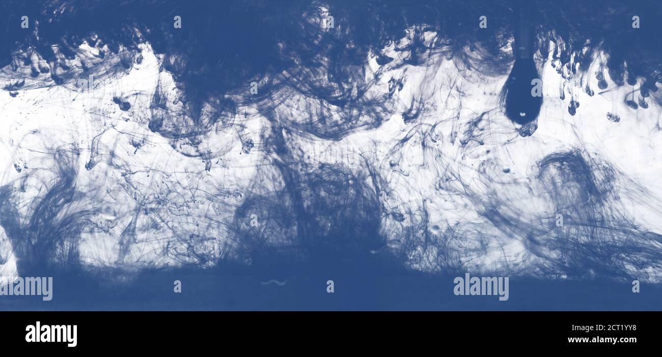 water and black ink lines on white Stock Photo - Alamy