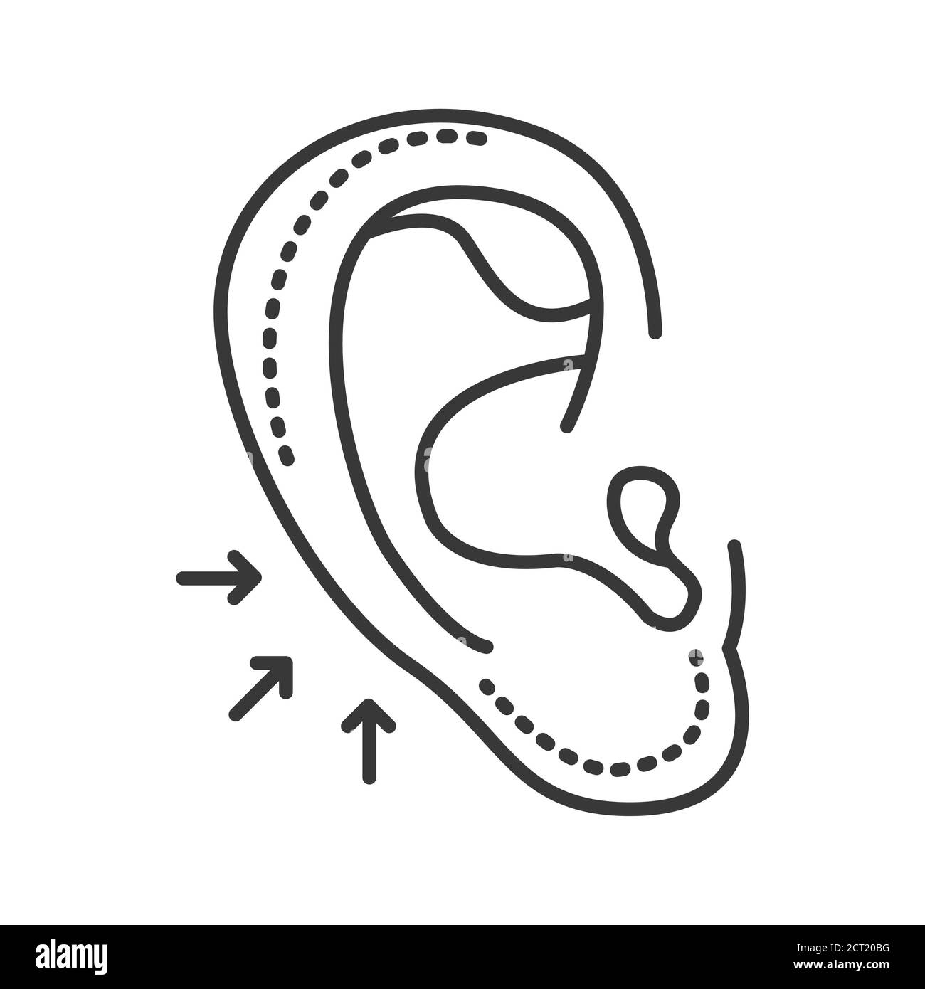 Plastic surgery line icon Black and White Stock Photos & Images - Alamy