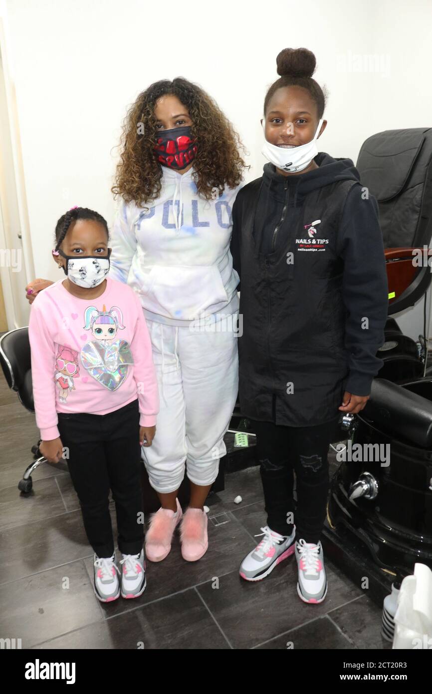 Bronx, New York, USA. 19th Sep, 2020. London Jones, Angela Yee & Laila ...