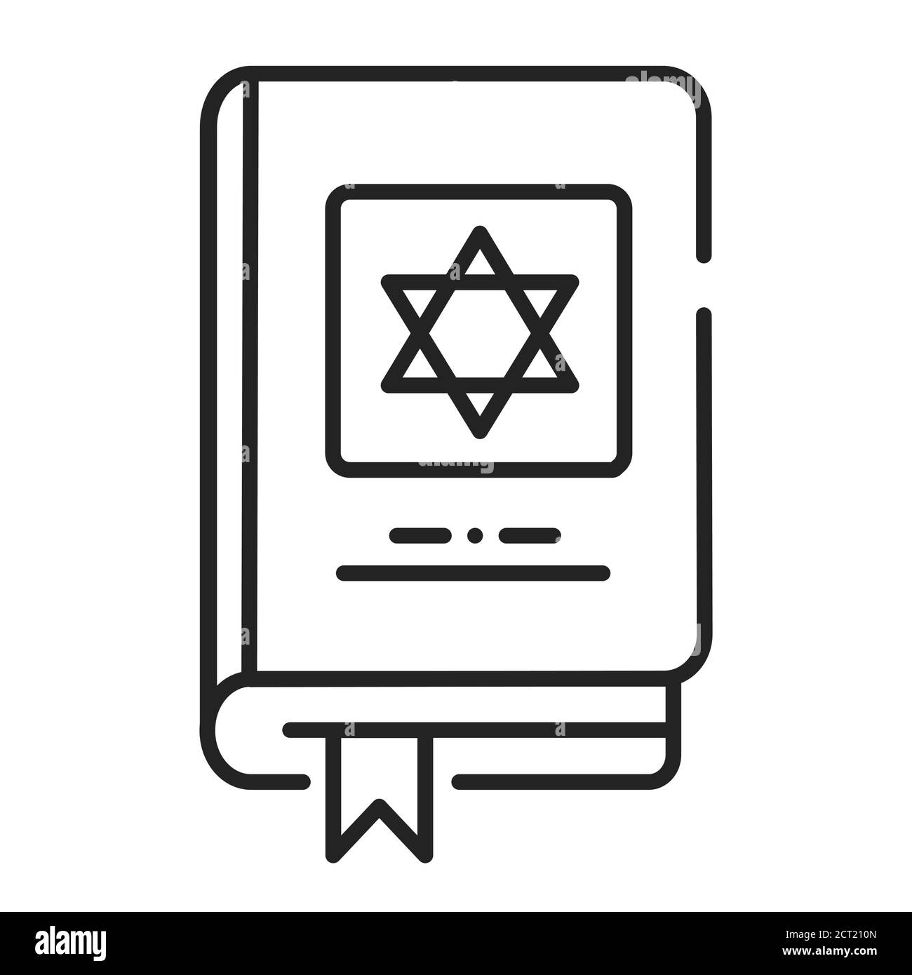 Fantasy book black line icon. Fantastic fiction idea thin line ...