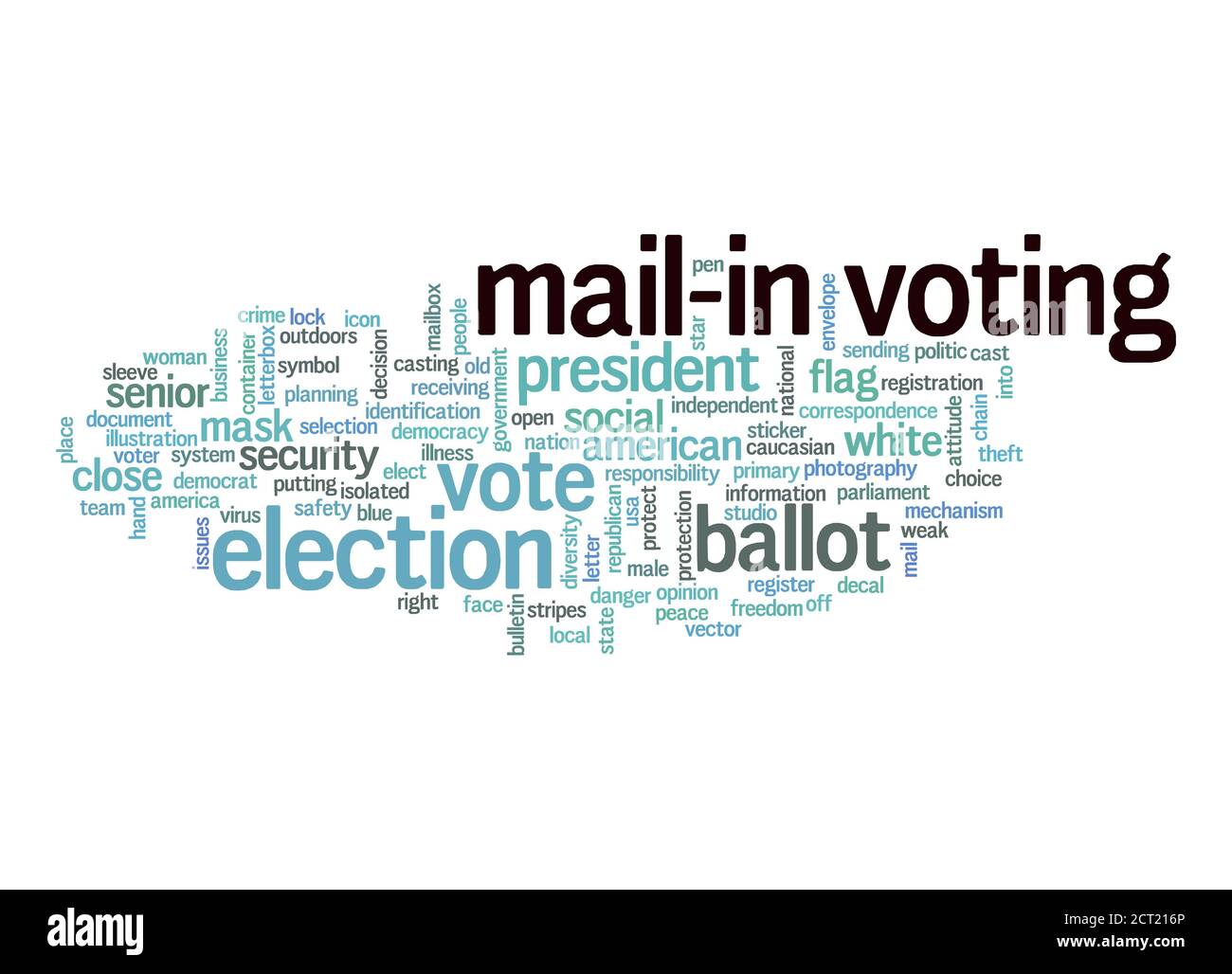 Voting in us concept Cut Out Stock Images & Pictures - Alamy