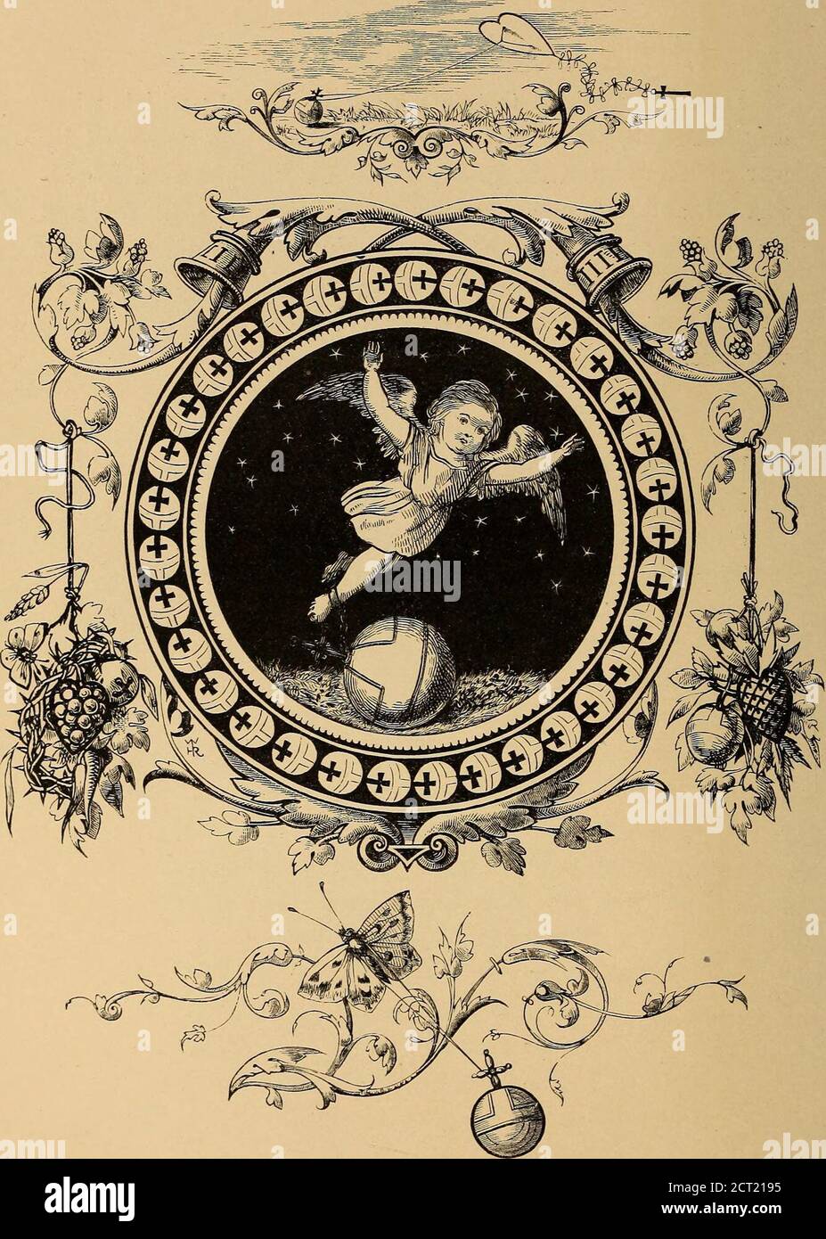 . Quarles' emblems: illustrated by Charles Bennett and W. Harry Rogers ...