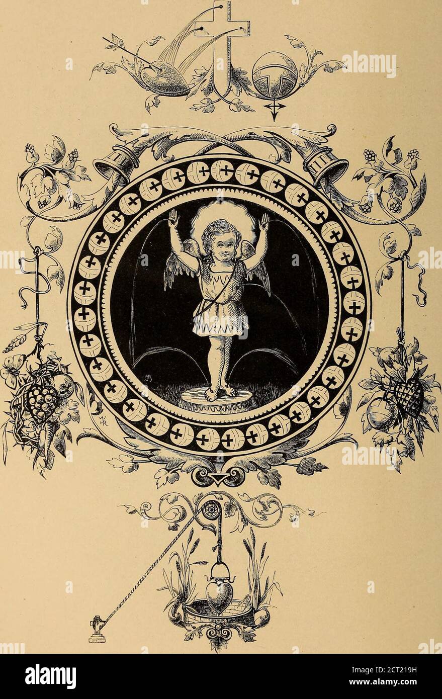 . Quarles' emblems: illustrated by Charles Bennett and W. Harry Rogers ...