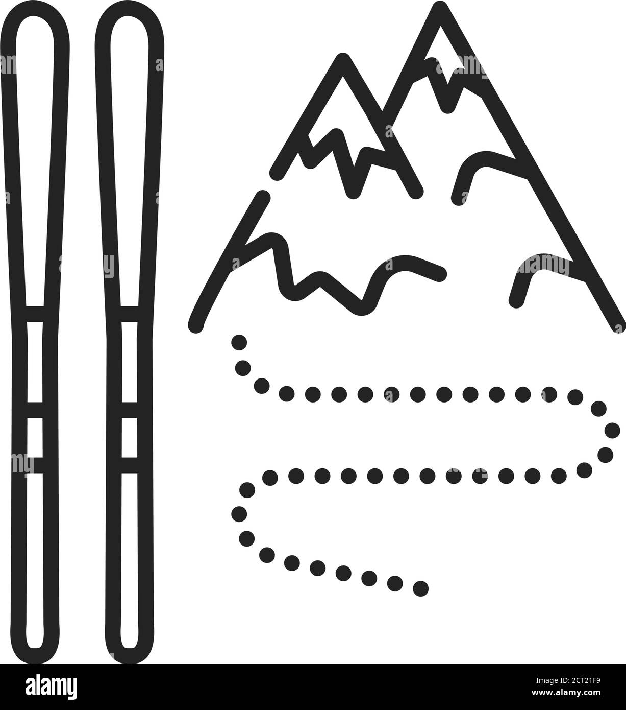 Skii resort Stock Vector Images - Alamy