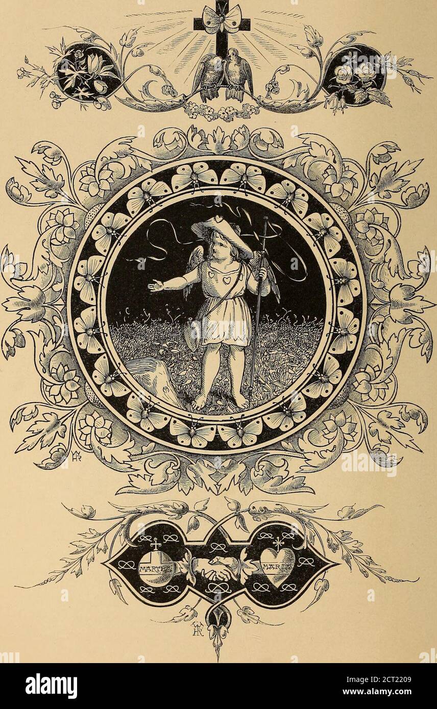 . Quarles' emblems: illustrated by Charles Bennett and W. Harry Rogers ...