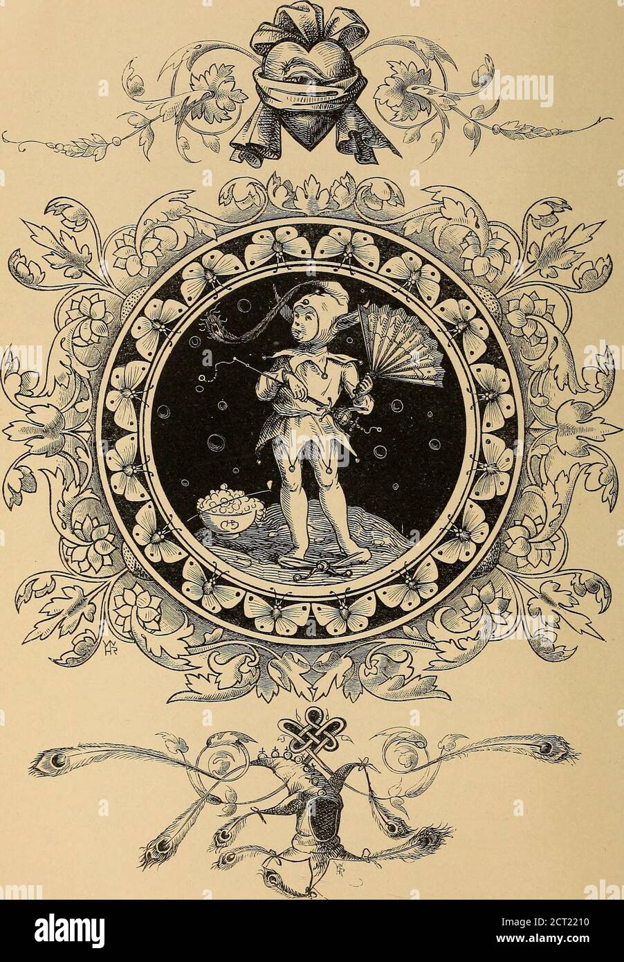 . Quarles' emblems: illustrated by Charles Bennett and W. Harry Rogers ...