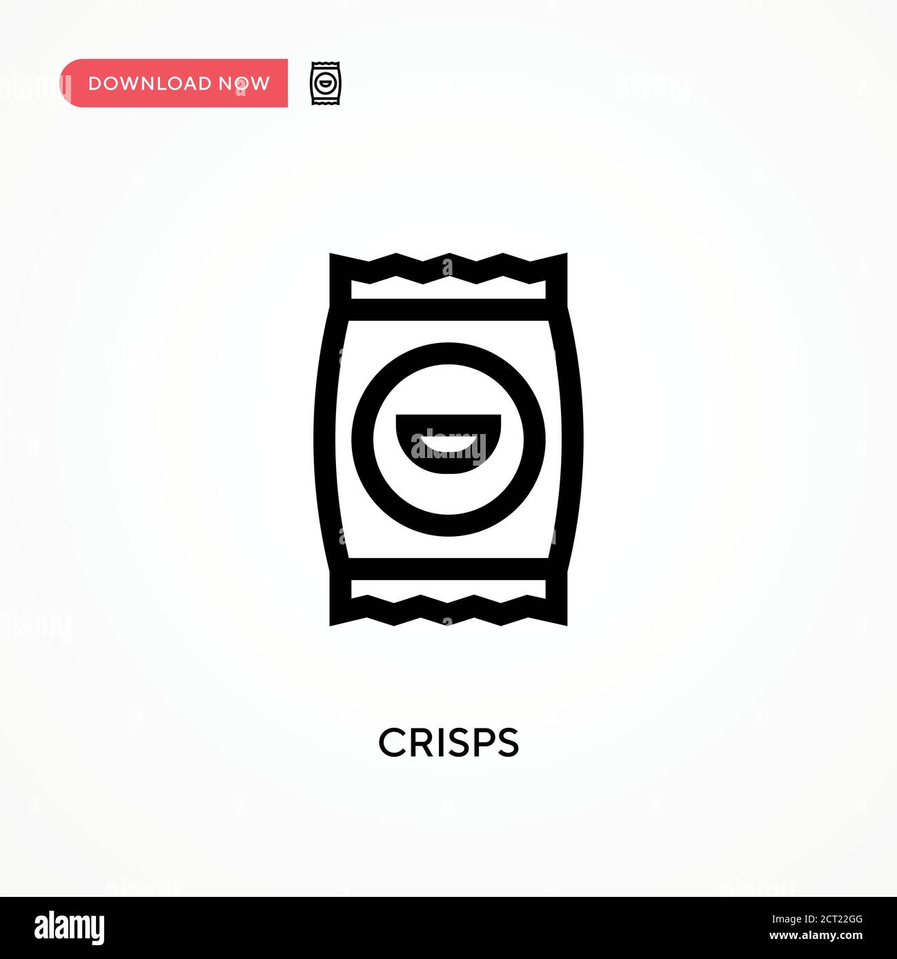 Crisps vector vectors hi-res stock photography and images - Alamy