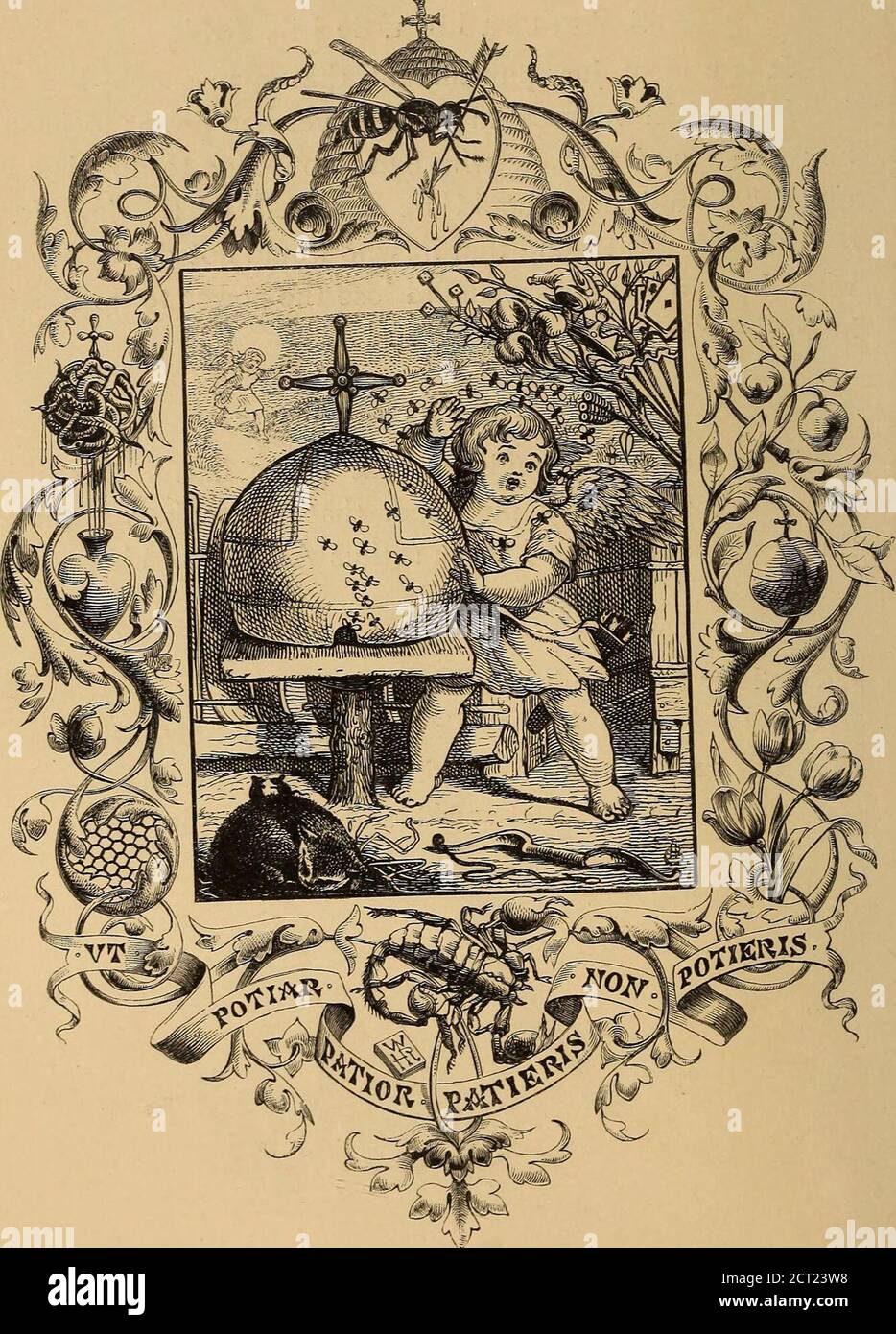 . Quarles' emblems: illustrated by Charles Bennett and W. Harry Rogers ...