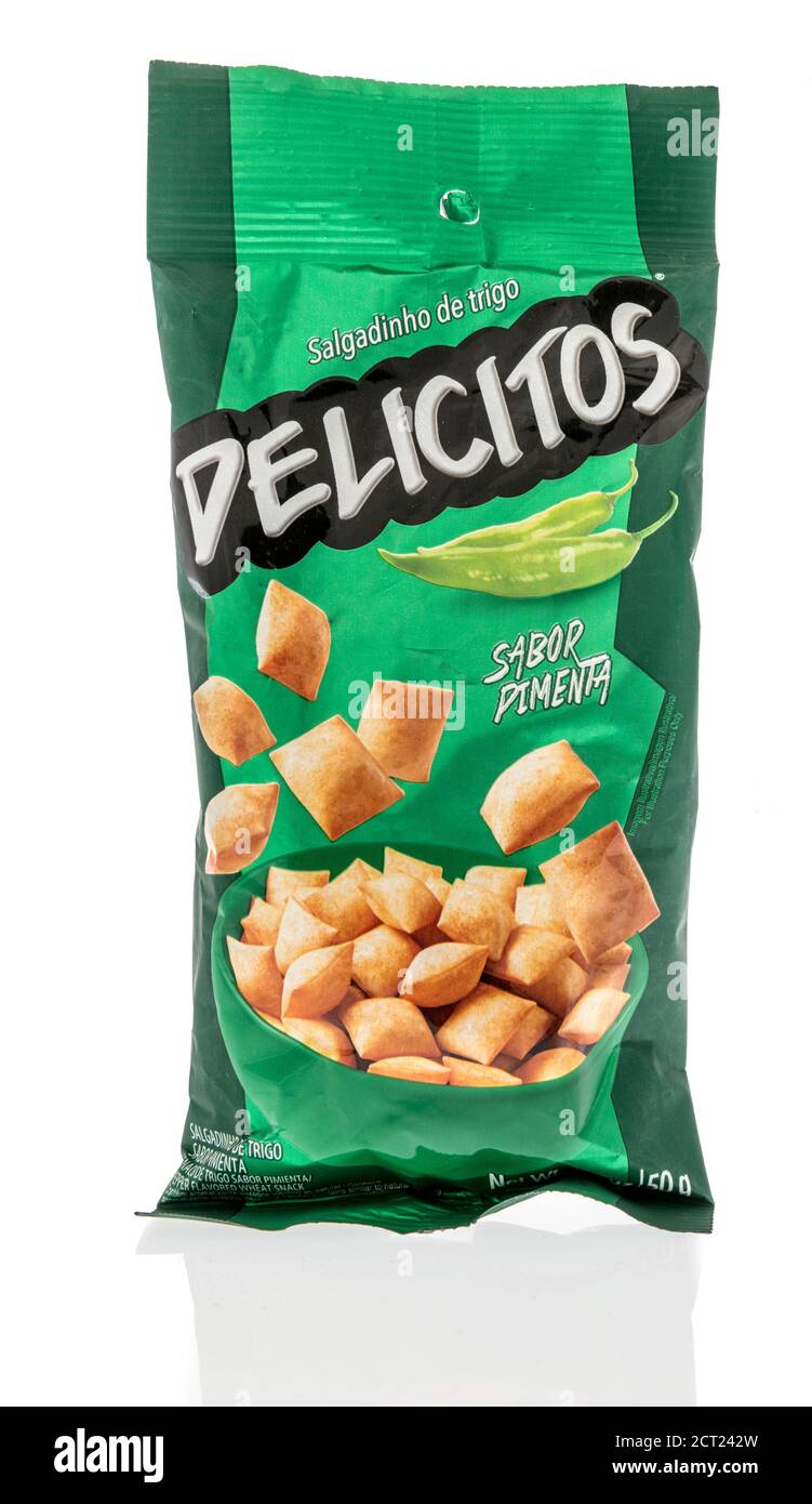 Winneconne , WI - 19 September 2020: A package of Delicitos pepper ...