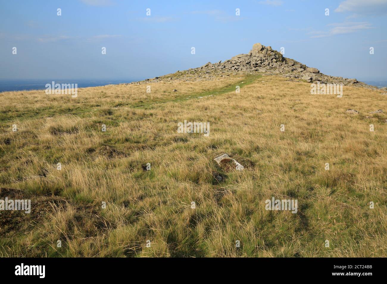 Tors end tor, Belstone, Dartmoor, Devon, England, UK Stock Photo - Alamy