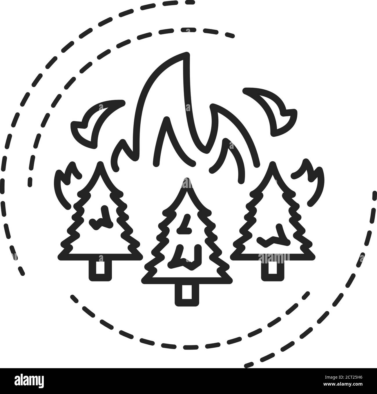 Atmospheric tree line Stock Vector Images - Alamy