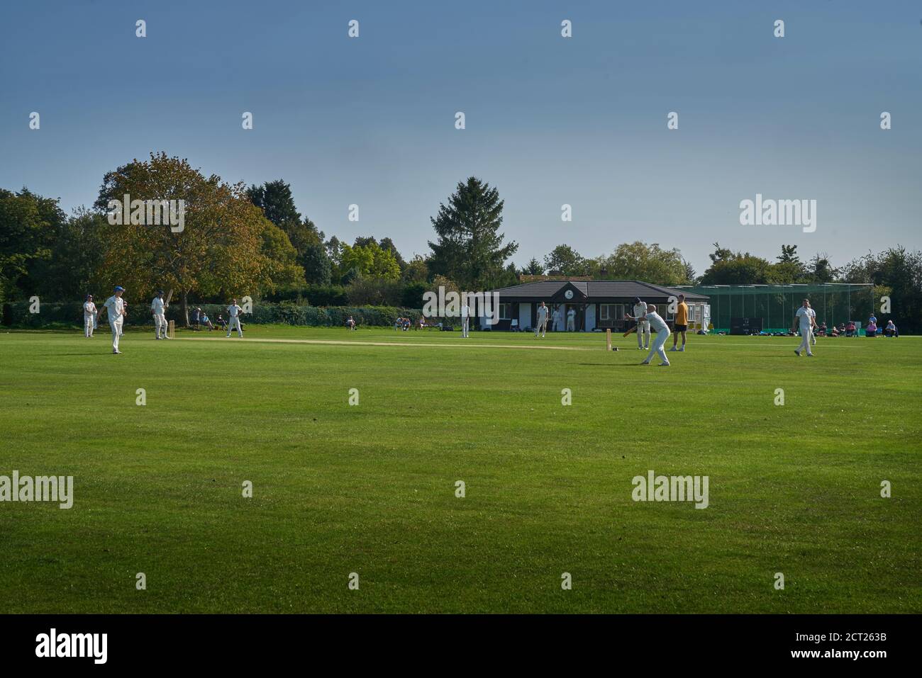 Cricket game in ballinger bucks hi-res stock photography and images - Alamy