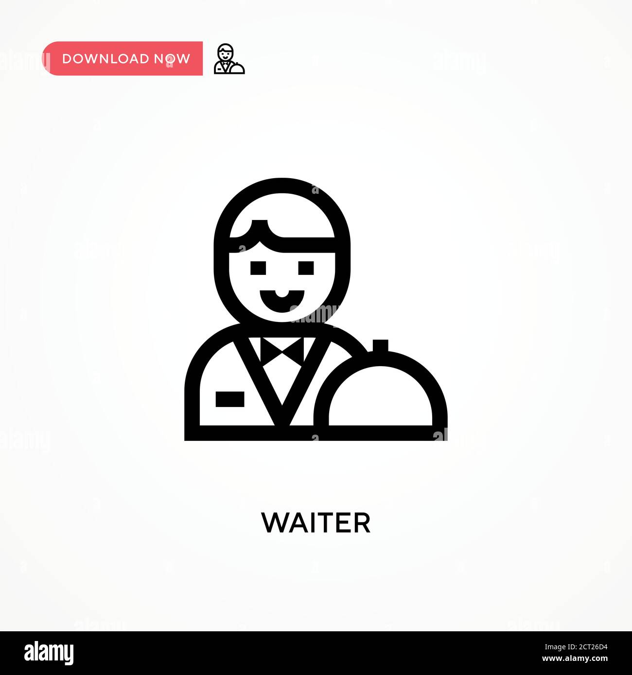 Man male customer bar staff Stock Vector Images - Alamy