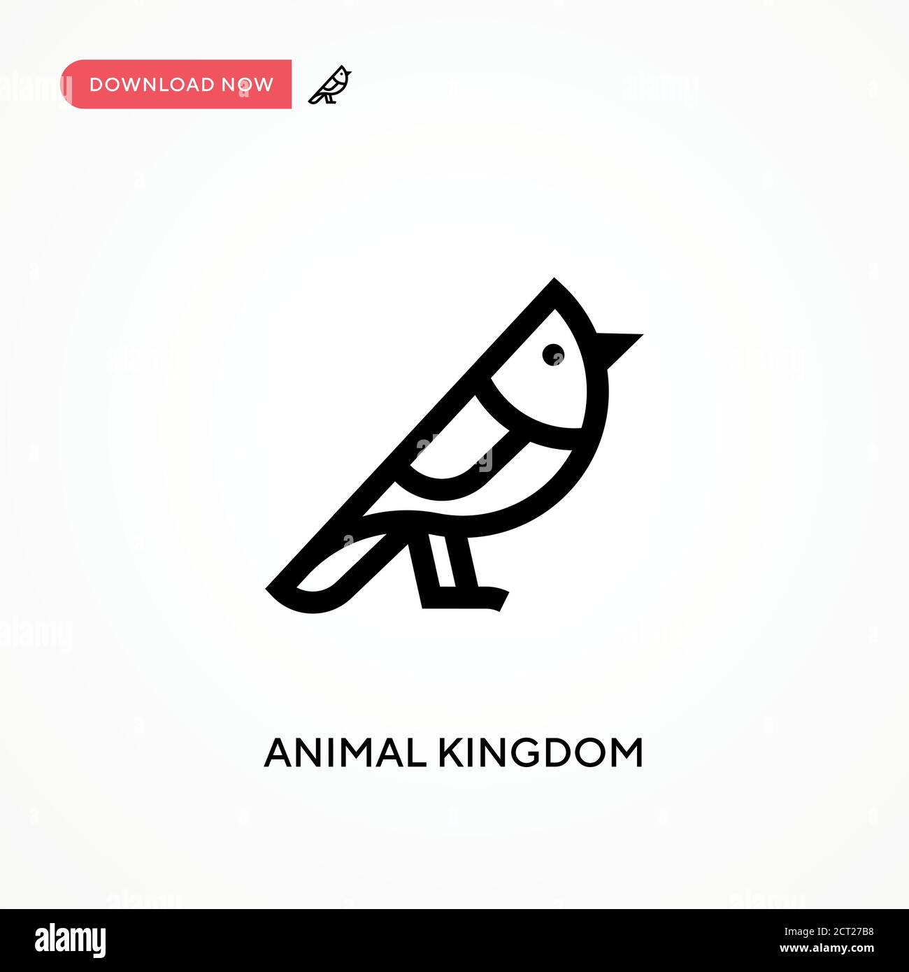 Animal Kingdom Logo Black