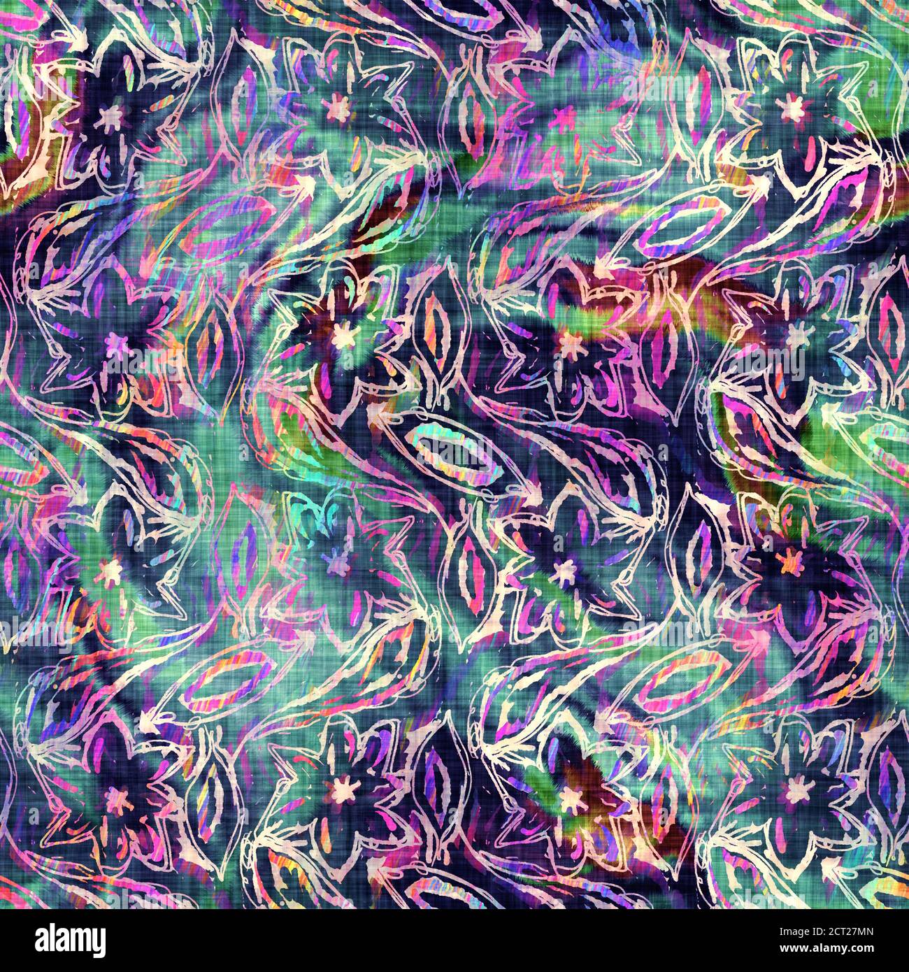 Blurry rainbow glitch artistic floral texture background. Irregular ...