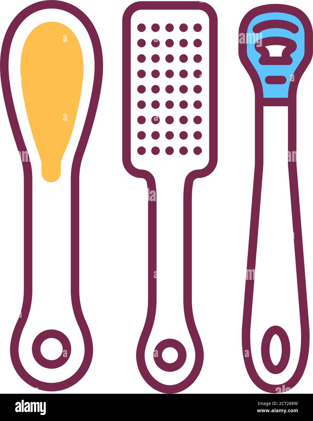 Feet care Stock Vector Images - Alamy