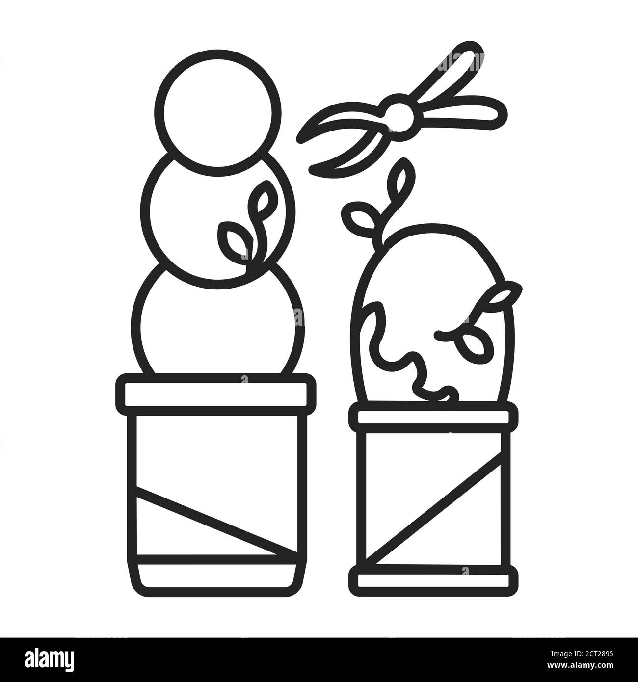 Dead plant prune Stock Vector Images - Alamy