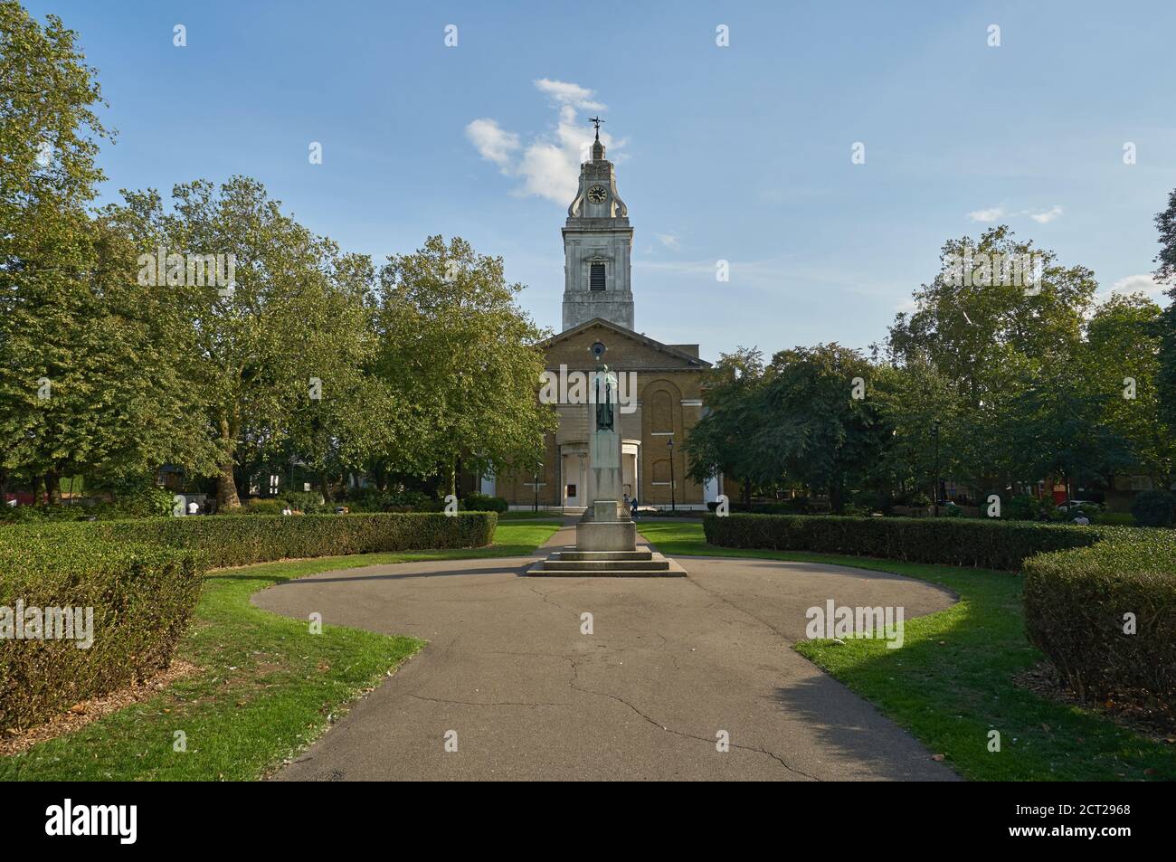 st johns church hackney Stock Photo - Alamy
