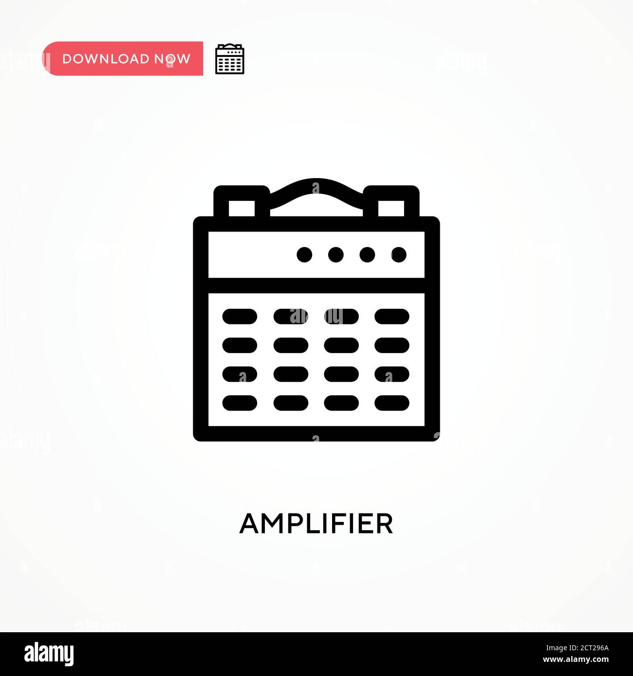 Vintage guitar amp Stock Vector Images - Alamy