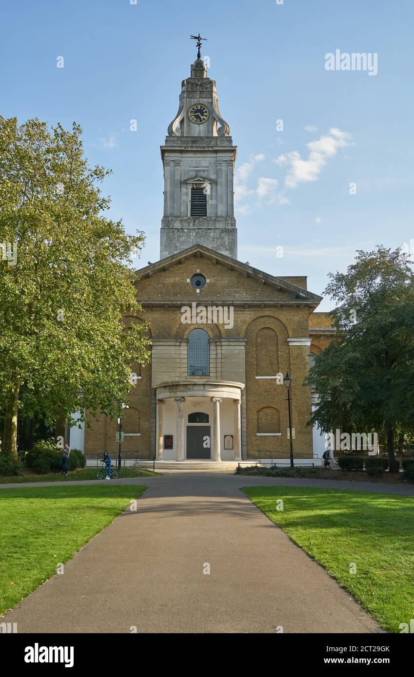 st johns church hackney Stock Photo - Alamy