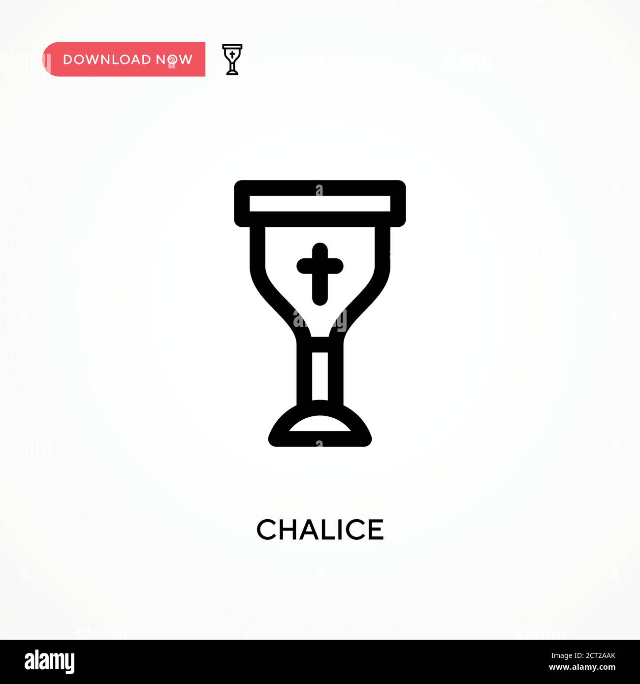 Chalice Simple vector icon. Modern, simple flat vector illustration for web site or mobile app ...