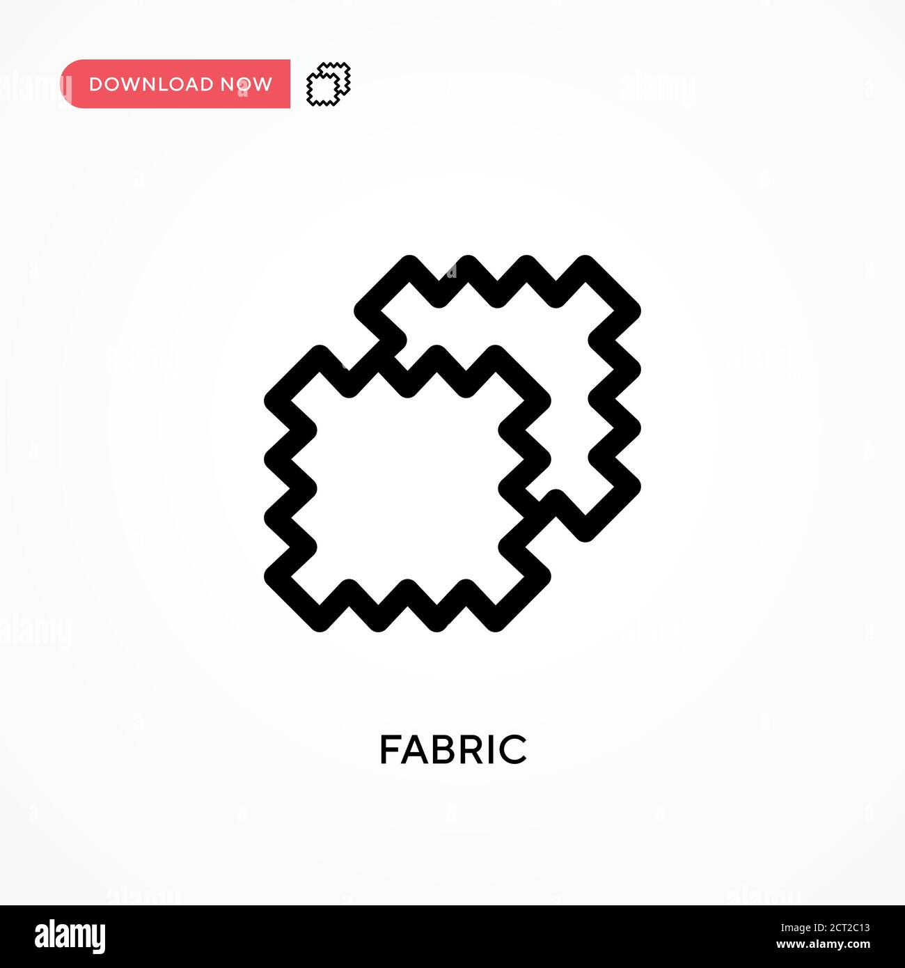 Fabric Simple vector icon. Modern, simple flat vector illustration for ...