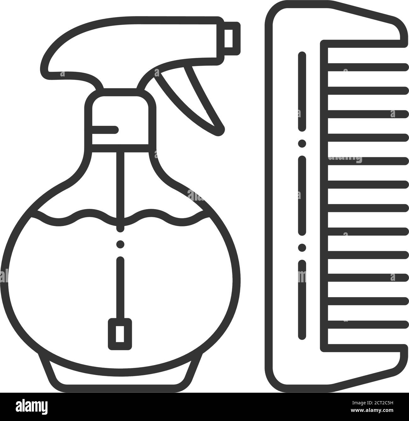 Beauty hair concept spray Stock Vector Images - Alamy