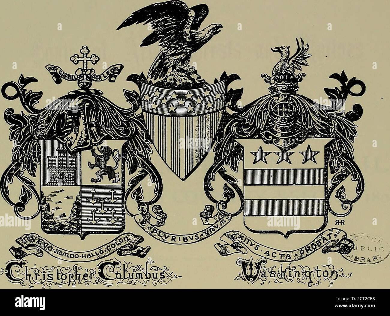 American Coat Of Arms Black And White